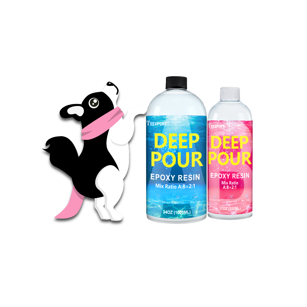 Teexpert Epoxy Resin system Deep Pour resin for deep casting