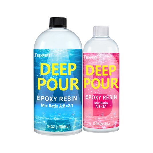 Teexpert Epoxy Resin system Deep Pour resin for deep casting
