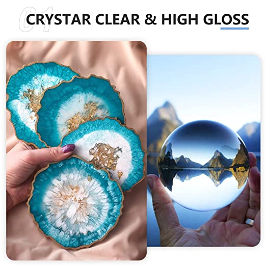 Crystal Clear Resin-1 Gallon casting and coating epoxy resin